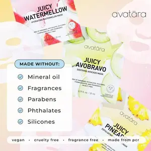 AVATARA SKIN Get Up & Slay Face Mask Variety 6-pack