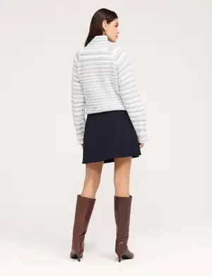 FINERY LONDON Kade Twill Mini Skirt
