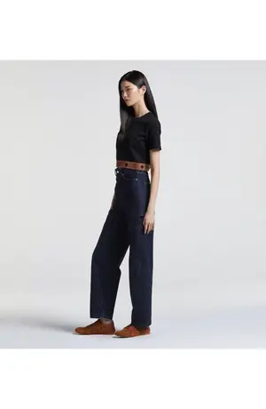 Mcm Monogram Cropped T-shirt