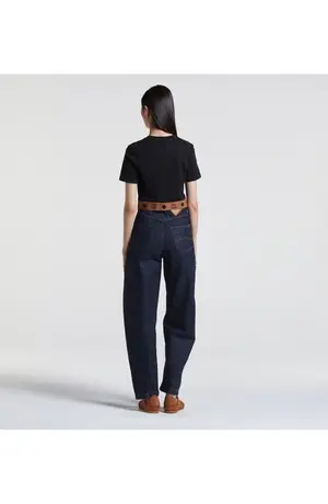 Mcm Monogram Cropped T-shirt