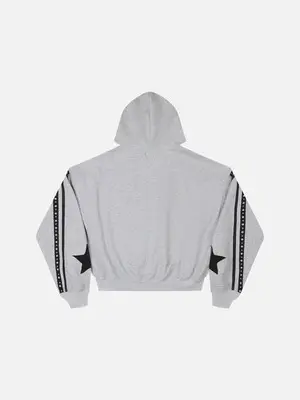 AELFRIC EDEN Boxy Panel Zip Up Hoodie