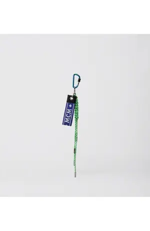 Mcm Logo Webbing Charm - Multi