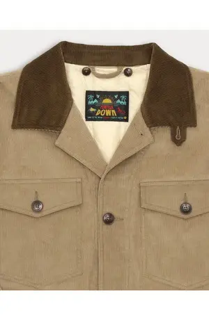 FORTELA Ottawa Removable-vest Corduroy Jacket