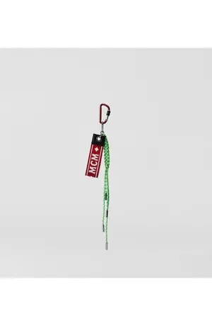 Mcm Logo Webbing Charm - Multi