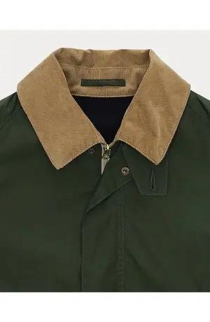 FORTELA Bristol Waxed Cotton Canvas Jacket - Dark Green