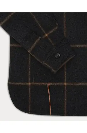 FORTELA Ringo Check Wool Overshirt