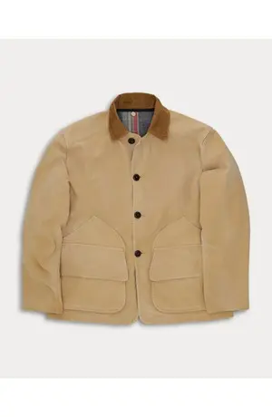 FORTELA Blanckett Inner-vest Cotton Jacket - Beige