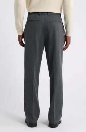 LES DEUX Herringbone Tailored Pants