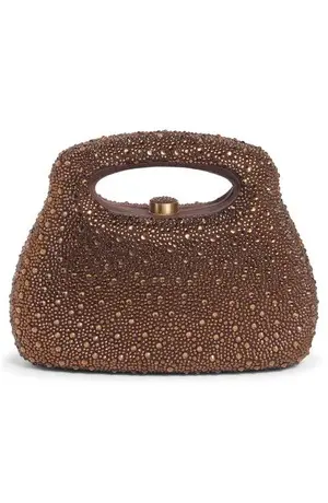 Cult Gaia Mimi Rhinestone Top Handle Bag