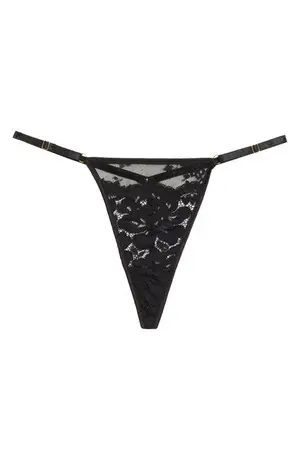 KILO BRAVA Lace G-string - Black