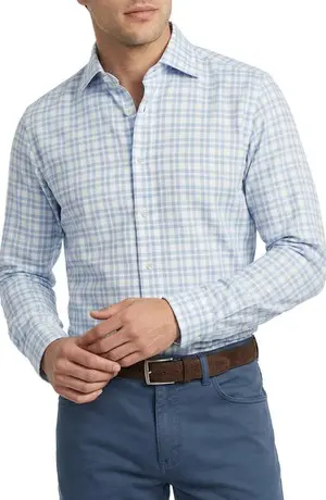 Scott Barber Cotton Flannel Shirt