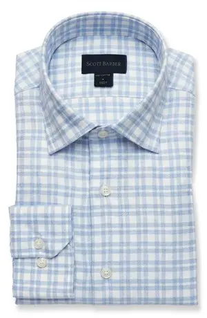 Scott Barber Cotton Flannel Shirt