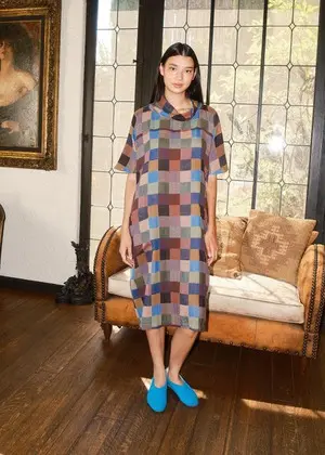 Ace & Jig Revel Belted Funnel Neck Dress - Mood