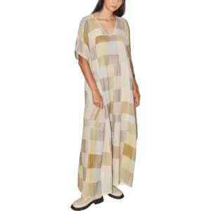 Ace & Jig Nosara V-neck Tiered Maxi Dress - Journal