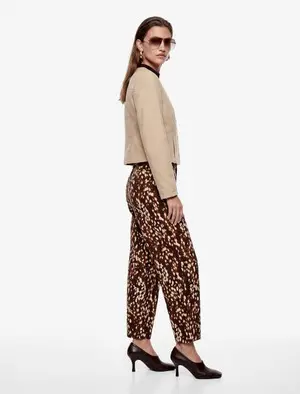 Koton Gabardine High Rise Bambi Printed Pants