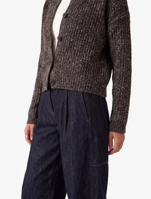 Koton Cotton Blend Barrel Pants With Belt