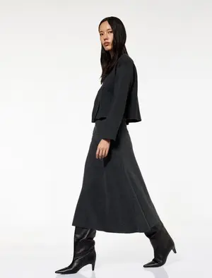Koton A- Line Flare Midi Skirt
