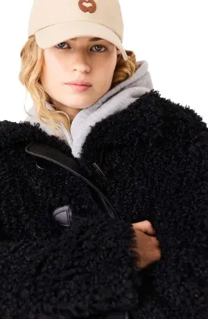 Maje Curly Faux Fur Jacket