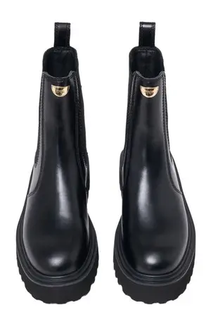 Maje Leather Chelsea Boots