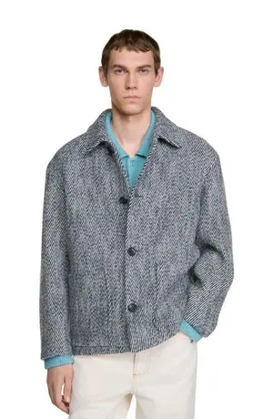 Sandro Marl-effect Worker Jacket