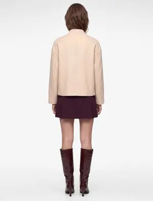 Koton Long Sleeve High Neck Oversized Jacket