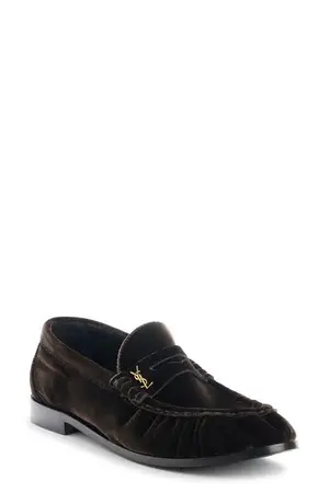 Saint Laurent Le Loafer Loafer - Deep Chestnut