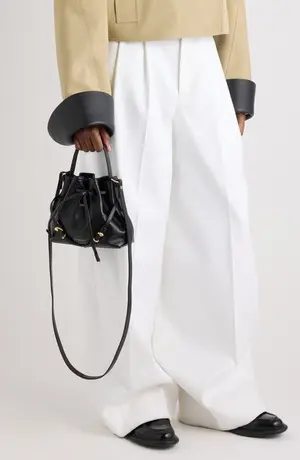 Givenchy Voyou Mini Leather Bucket Bag