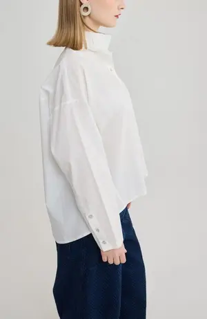 LUUKAA Blair Stand Collar Shirt