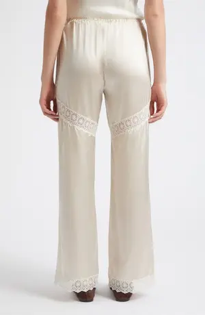 THE GARMENT Cata Lace Silk Blend Pants