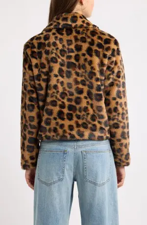Bp. Faux Fur Zip Jacket