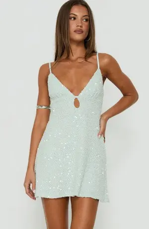 Princess Polly Feel The Vibrations Sequin Minidress