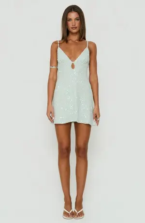 Princess Polly Feel The Vibrations Sequin Minidress