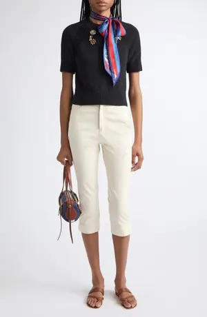 Zimmermann Clash Embellished Knit Tee