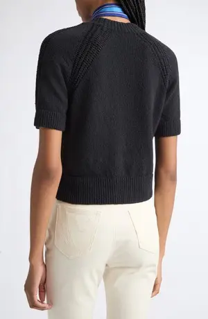 Zimmermann Clash Embellished Knit Tee