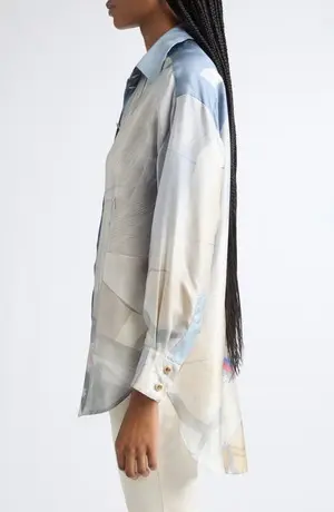 Zimmermann Clash Sail Silk Shirt