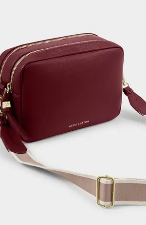 KATIE LOXTON Lottie Large Crossbody - Cherry