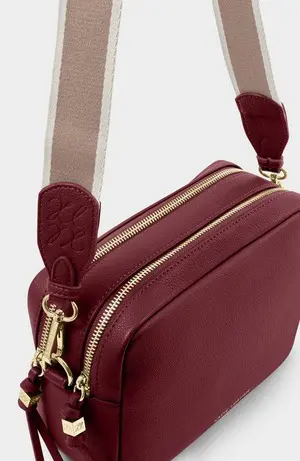 KATIE LOXTON Lottie Large Crossbody - Cherry