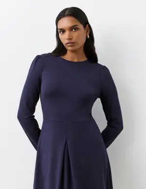 FINERY LONDON Carla Ponte Jersey Midi Dress