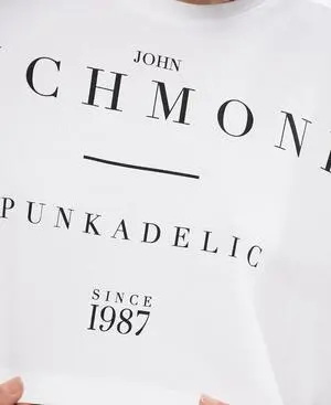 John Richmond Logo-print Cropped T-shirt