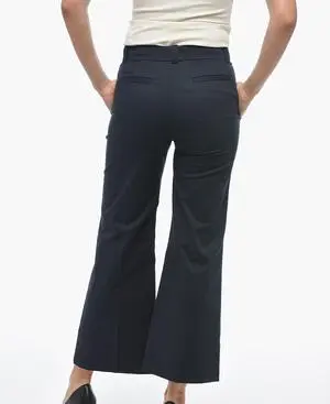 QL2 QUELLEDUE Melody Wide-leg Cotton Trousers