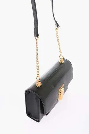 Moschino Logo-plaque Chain-link Cross Body Bag