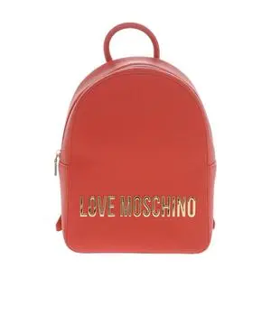 Moschino Logo-lettering Backpack - Red