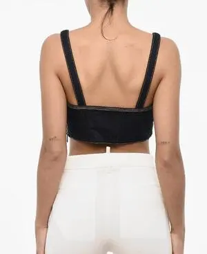 Dsquared2 Cut-out Denim Top