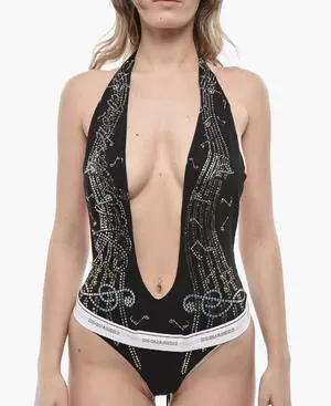 Dsquared2 Crystal-embellished Cotton Body