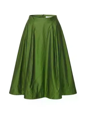 Simone Rocha Sculpt Ripple Midi Skirt - Green