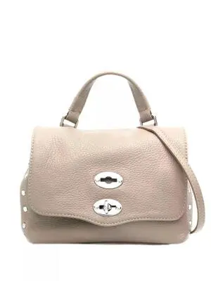 ZANELLATO Baby Postina Daily Studded Shoulder Bag - Grey