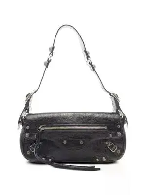 Balenciaga 2011 Small Lambskin Le Cagole Sling Bag Shoulder Bag - Black