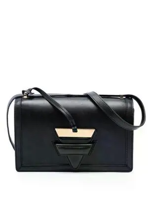 Loewe 2017 Medium Leather Barcelona Crossbody Bag - Black