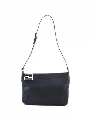 Fendi 1990-2010 Nylon Shoulder Bag - Black