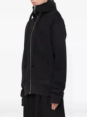 Noir Kei Ninomiya Hut Embroidered Zip-up Hoodie